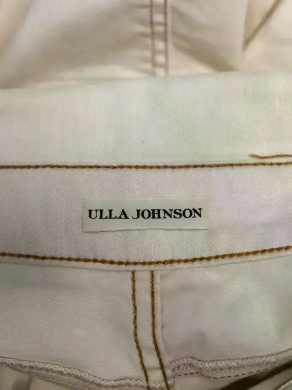 Ulla Johnson Belted Contrast-stitch Trousers