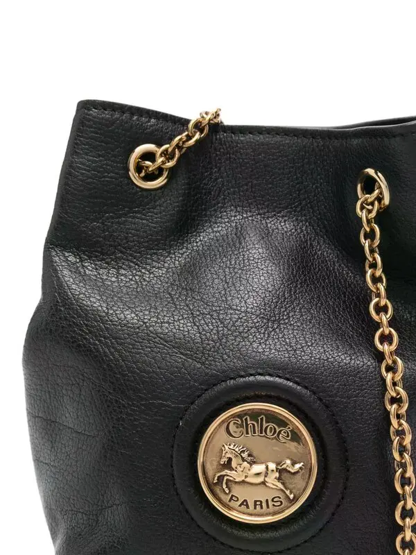 Chloé Horse Medal Mini Bucket Bag