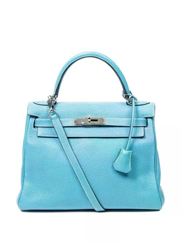 Hermès 2005 Kelly Retourne 28 Leather Tote Bag