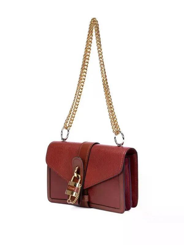 Chloé Aby Chain Shoulder Bag - Brown