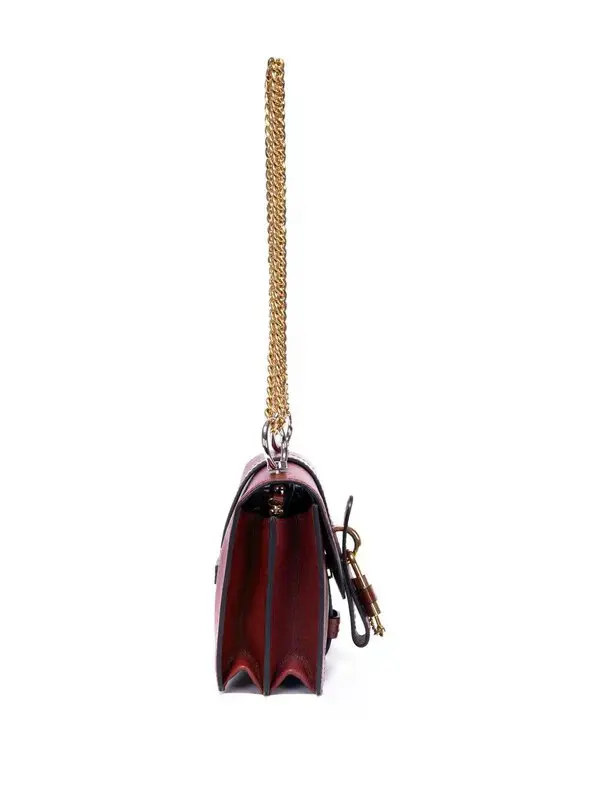 Chloé Aby Chain Shoulder Bag - Brown
