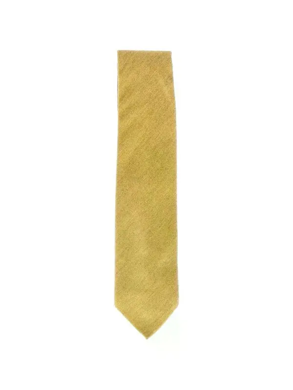 Loro Piana Wool Neck Tie - Yellow