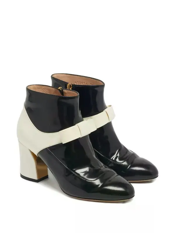 Gucci Bow-detail Leather Boots