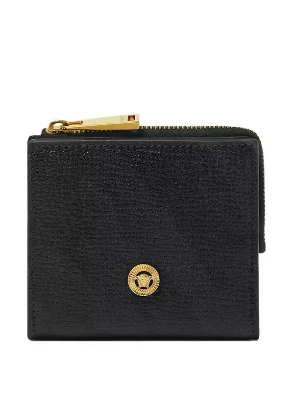 Versace Zip Wallet - Black