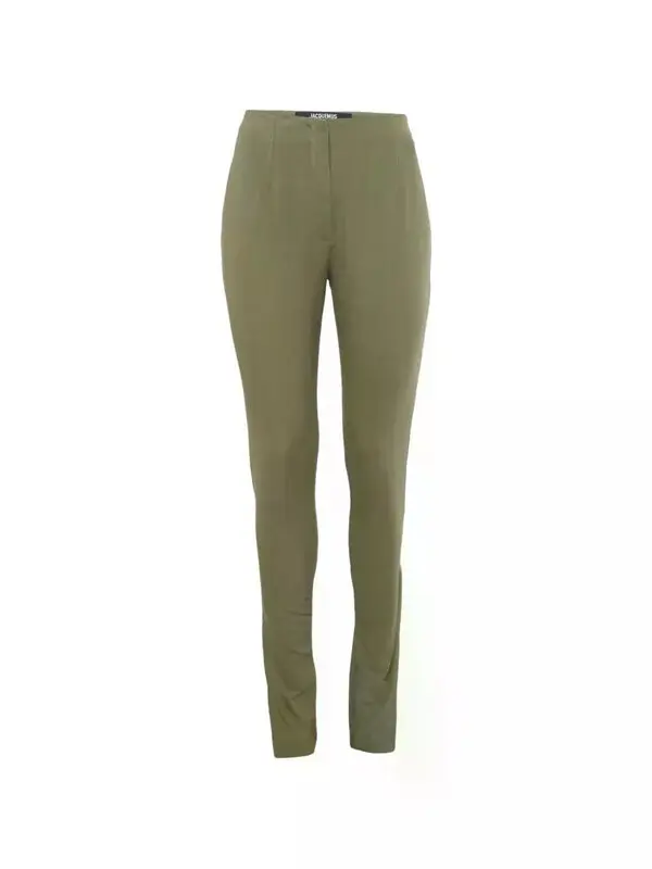 Jacquemus Linen Zip Trousers