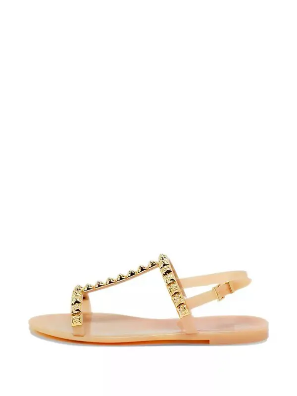 STUART WEITZMAN Studded Flat Sandals