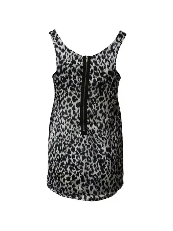 Sandro Animal-print Scoop Neck Top