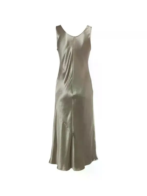 Max Mara Satin Maxi Dress