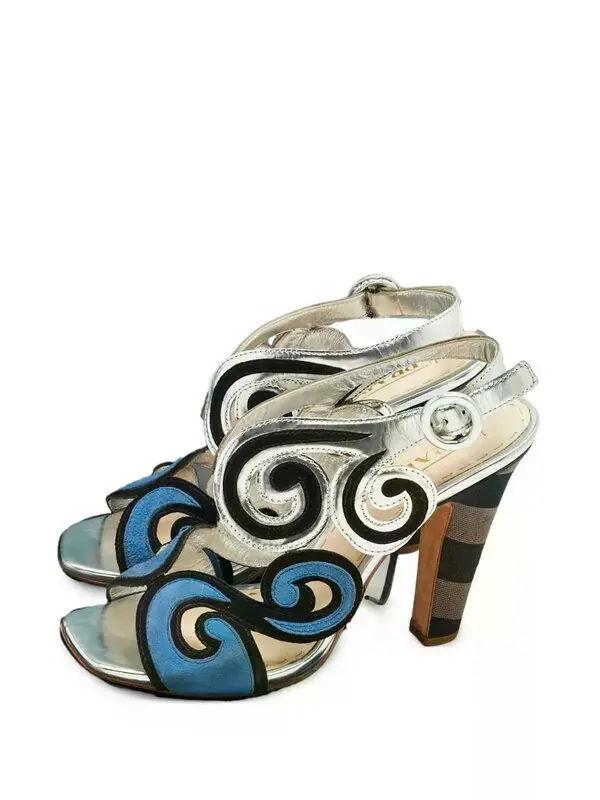 Prada Cut-out Slingback Sandals