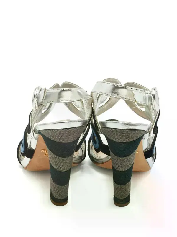 Prada Cut-out Slingback Sandals
