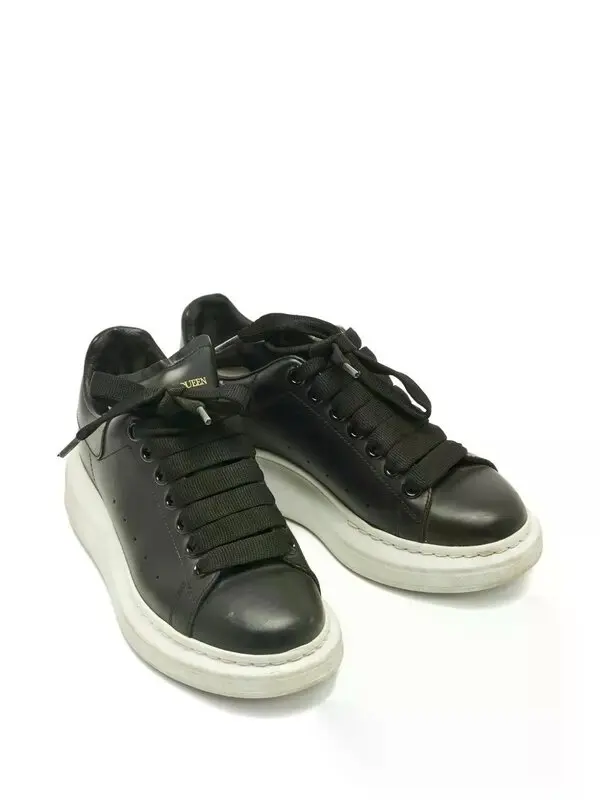 Alexander McQueen Leather Oversized-sole Sneakers