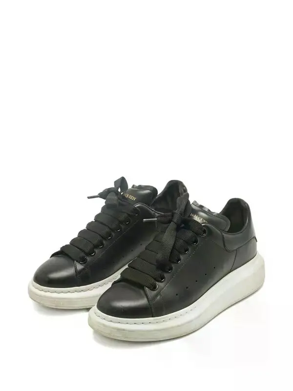 Alexander McQueen Leather Oversized-sole Sneakers