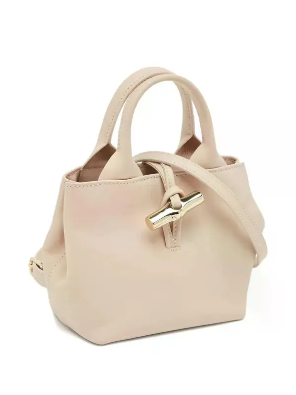 Longchamp Le Roseau Extra Small Leather Tote Bag