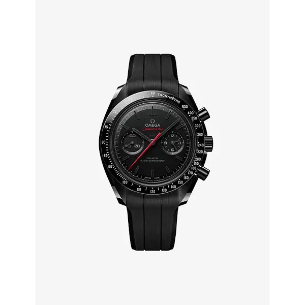 Omega Speedmaster Ceramic Strap Watch 44.25mm - Black
