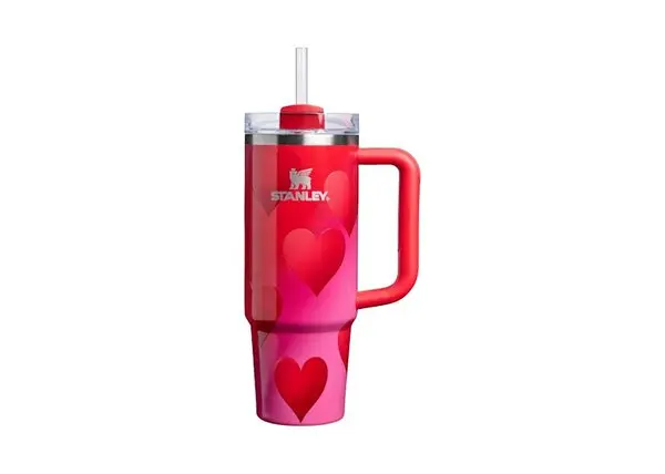 STANLEY 30oz Flowstate Quencher Tumbler - Rouge Heart Gradient