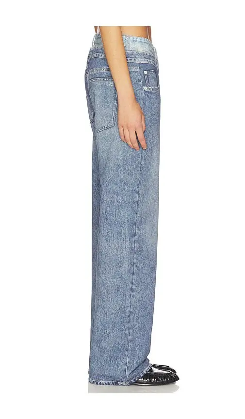 Rag & Bone Rb Miramar Combo Terry Logan Jeans - Blue