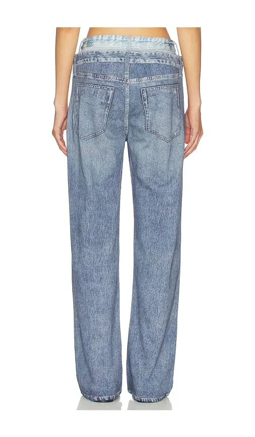 Rag & Bone Rb Miramar Combo Terry Logan Jeans - Blue