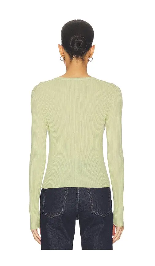 Vince Ribbed Cashmere-silk Cardigan