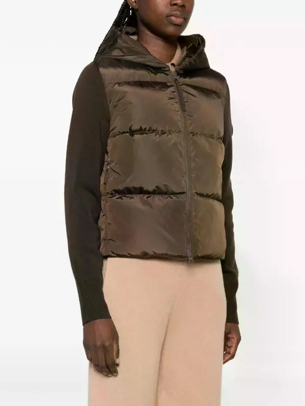Canada Goose Hybridge Quilted Hooded Jacket - Brown