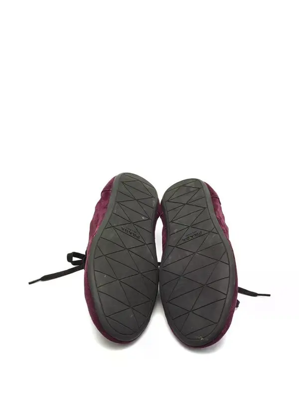 Prada Re-nylon Collapse Sneakers - Red