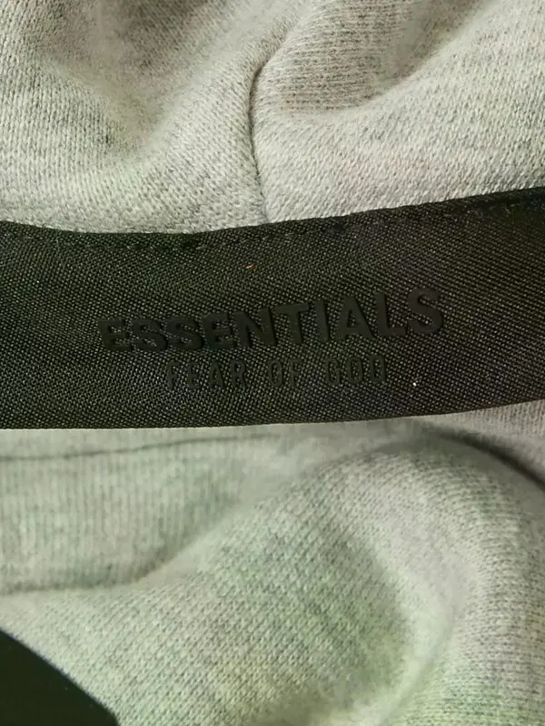 Fear Of God Logo-patch Hoodie - Grey