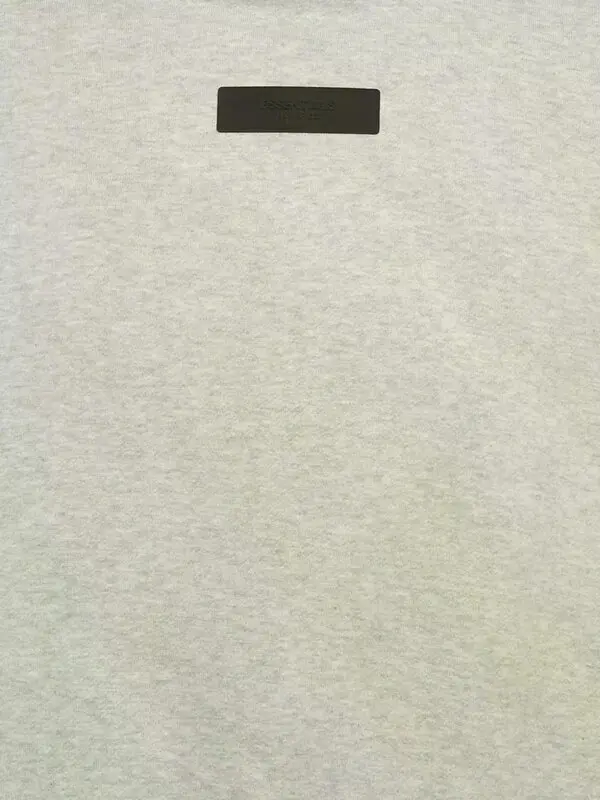 Fear Of God Logo-patch Hoodie - Grey