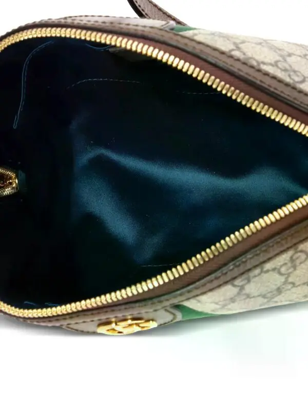 Gucci Ophidia Dome Gg Coated Canvas Small Shoulder Bag