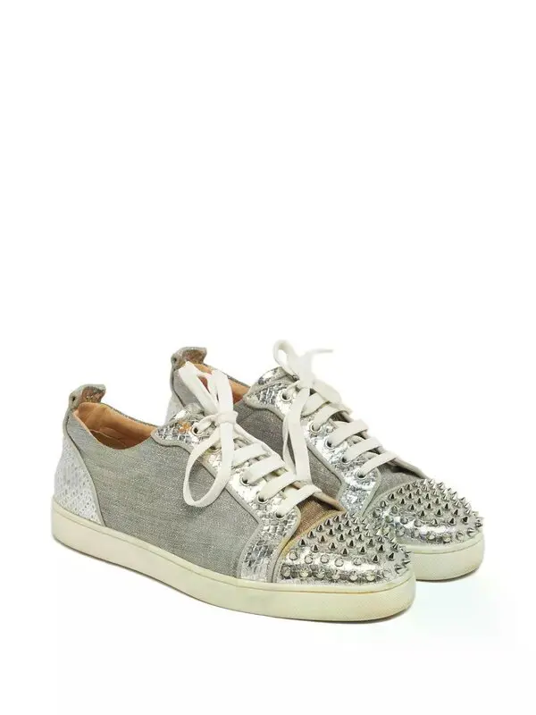 CHRISTIAN LOUBOUTIN Tone Spike-embellished Sneakers