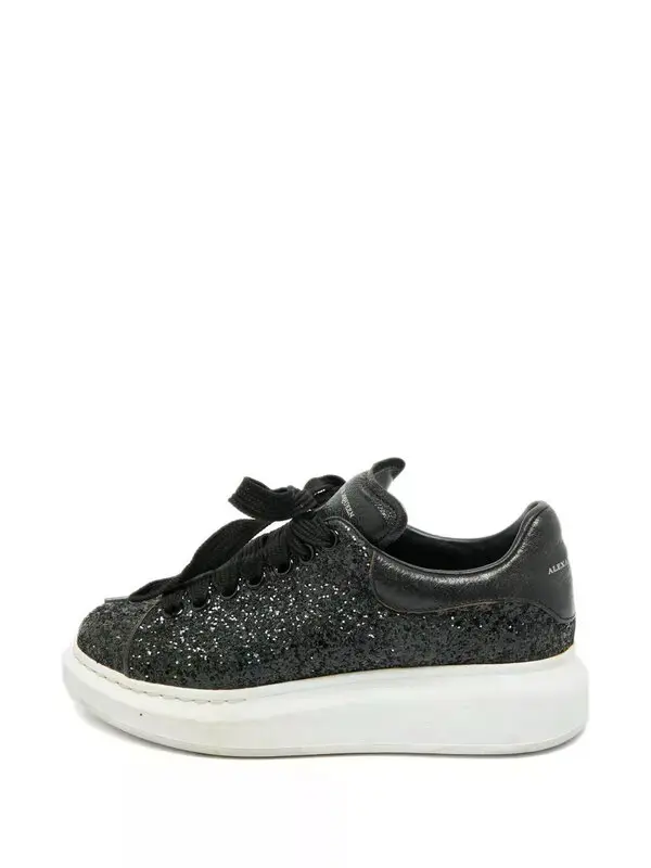Alexander McQueen Glitter Leather Sneakers
