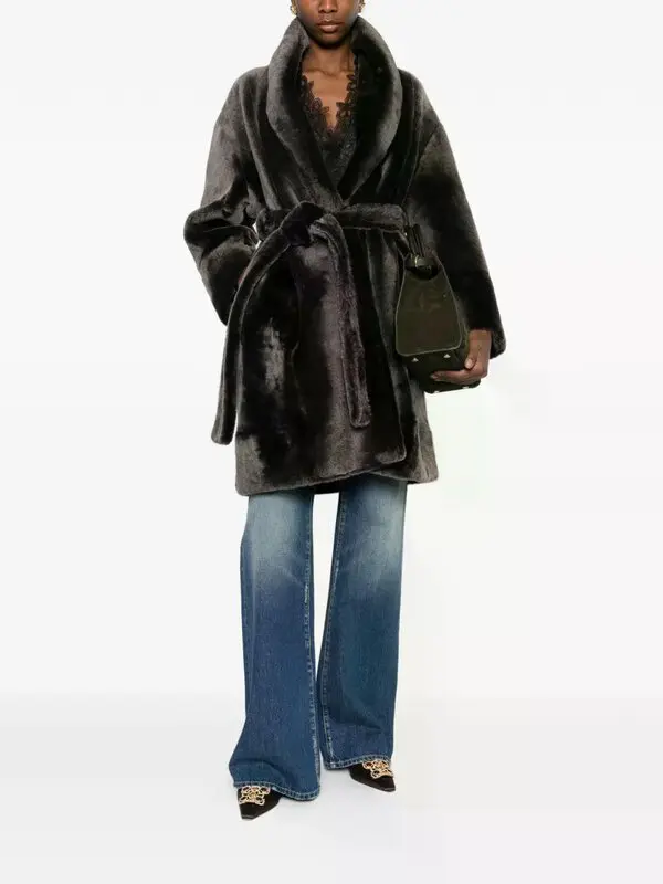 Nour Hammour Belted Coat