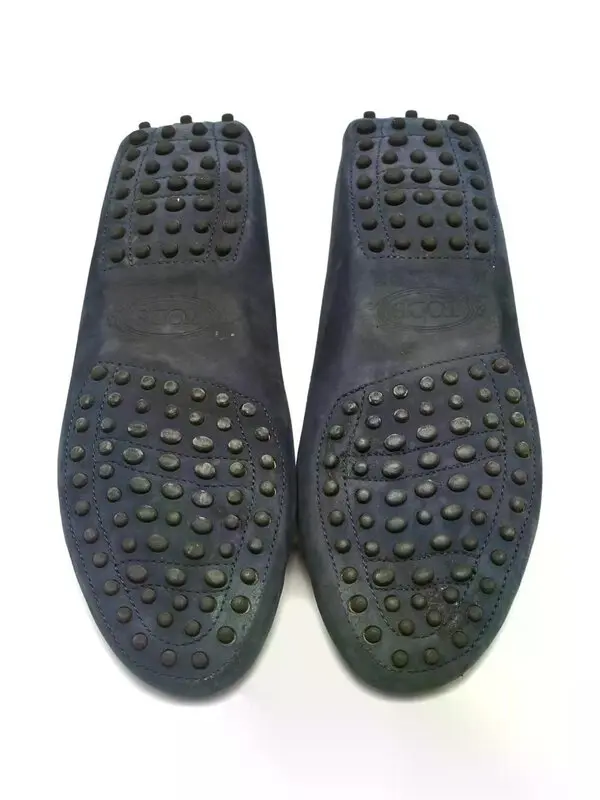 TOD'S Logo-detail Loafers - Blue
