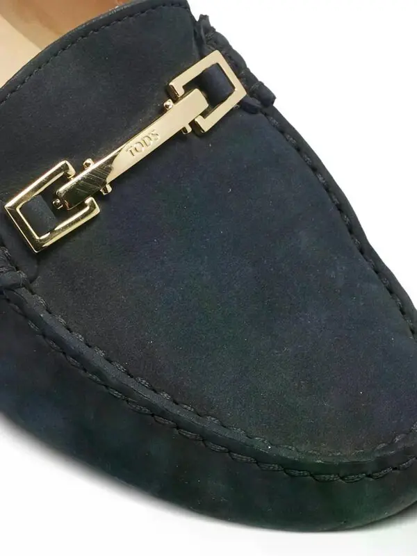 TOD'S Logo-detail Loafers - Blue
