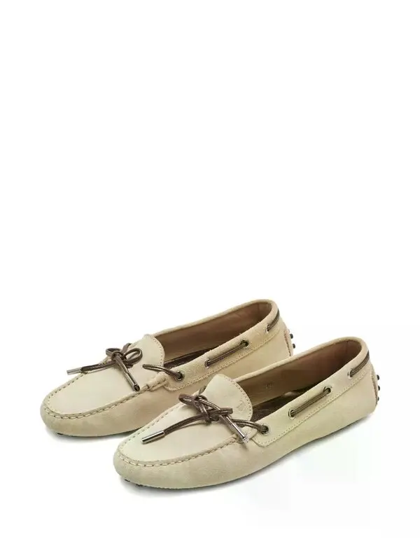 TOD'S Gommino Suede Loafers - Neutrals