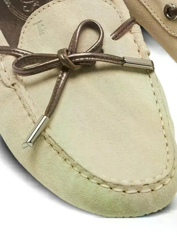 TOD'S Gommino Suede Loafers - Neutrals
