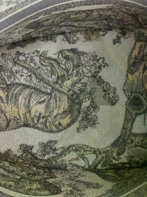Dior Book Embroidered Canvas Medium Tote Bag
