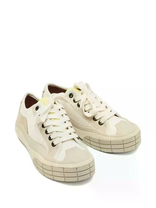 Chloé Clint Sneakers With Leather Trim