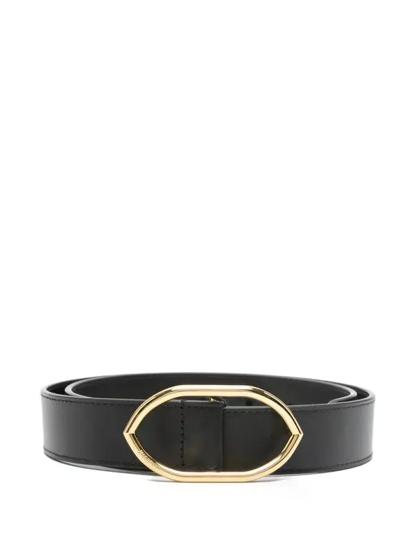 Jacquemus Calisson Oval-buckle Belt - Black