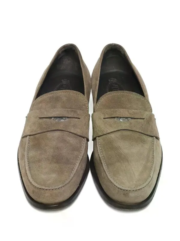 TOD'S Suede Penny Loafers