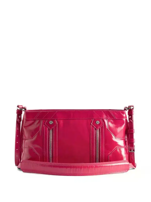 Zadig&Voltaire Patent Shoulder Bag - Pink
