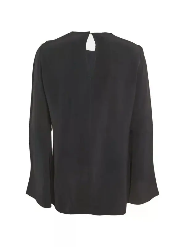 Stella McCartney Flared-sleeve Crepe Top