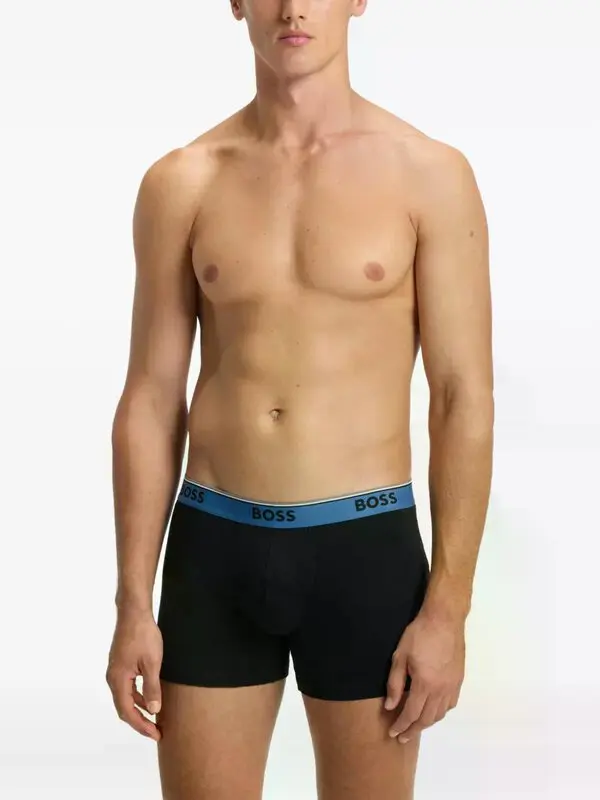 BOSS Logo-waistband Boxers - Black