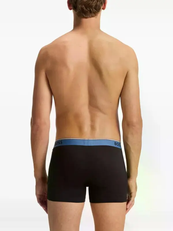 BOSS Logo-waistband Boxers - Black
