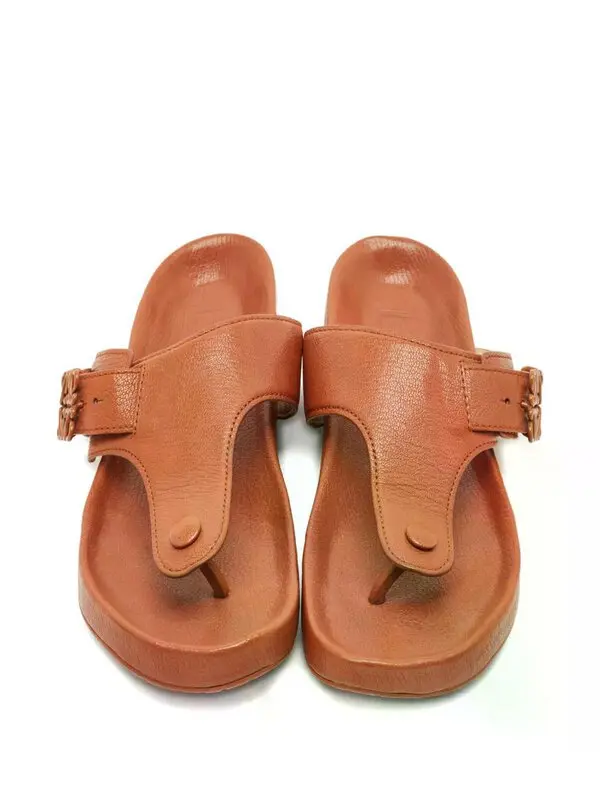 Loewe Leather Logo Sandals