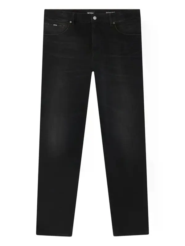 BOSS Cotton Denim Jeans - Black