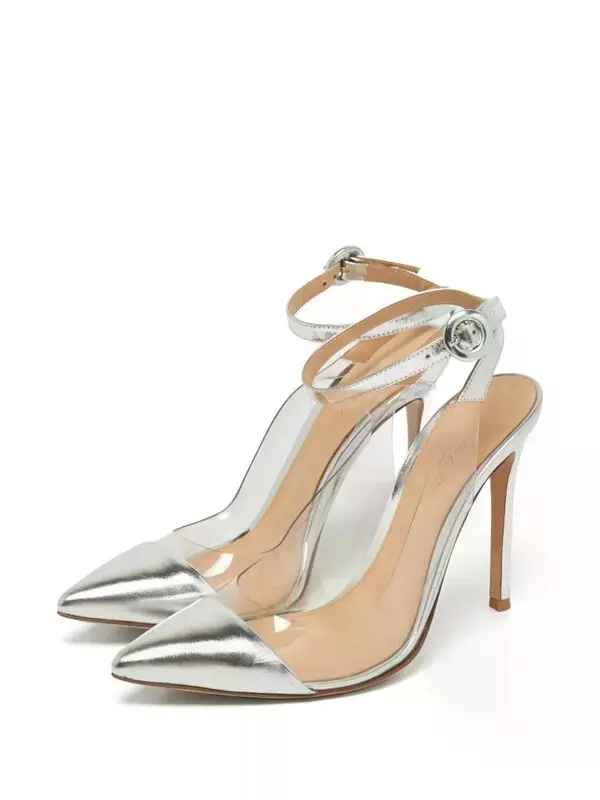 GIANVITO ROSSI Pointed-toe Ankle-strap Pumps