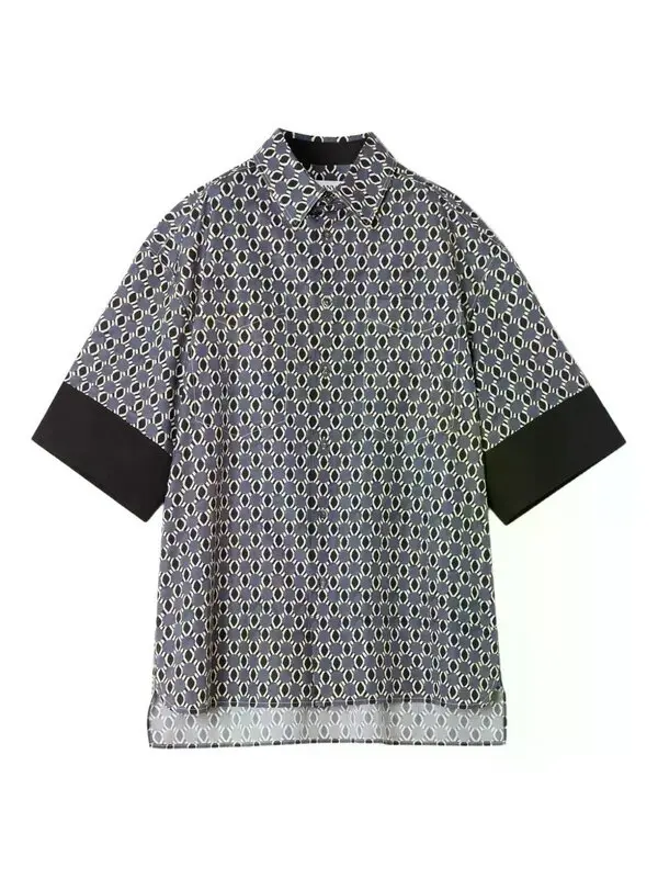 LANVIN Geometric-print Shirt