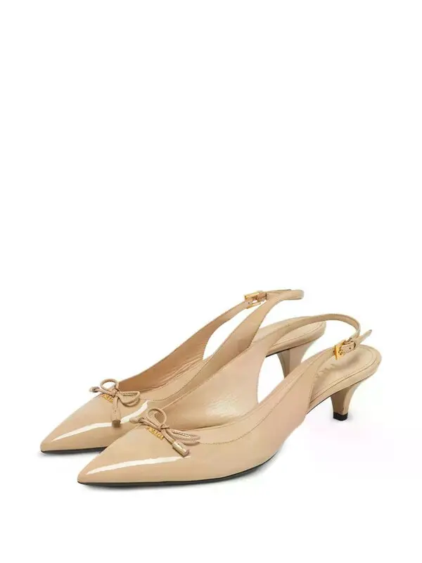 Prada Slingback Leather Pumps