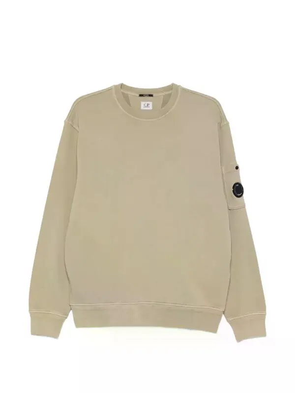 C.P. COMPANY Logo-patch Crew-neck Sweatshirt