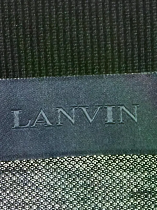 LANVIN Logo-patch Polo Shirt