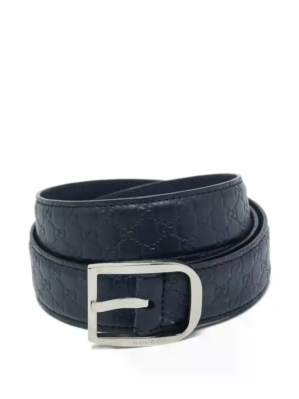 Gucci Gg Supreme Belt - Blue